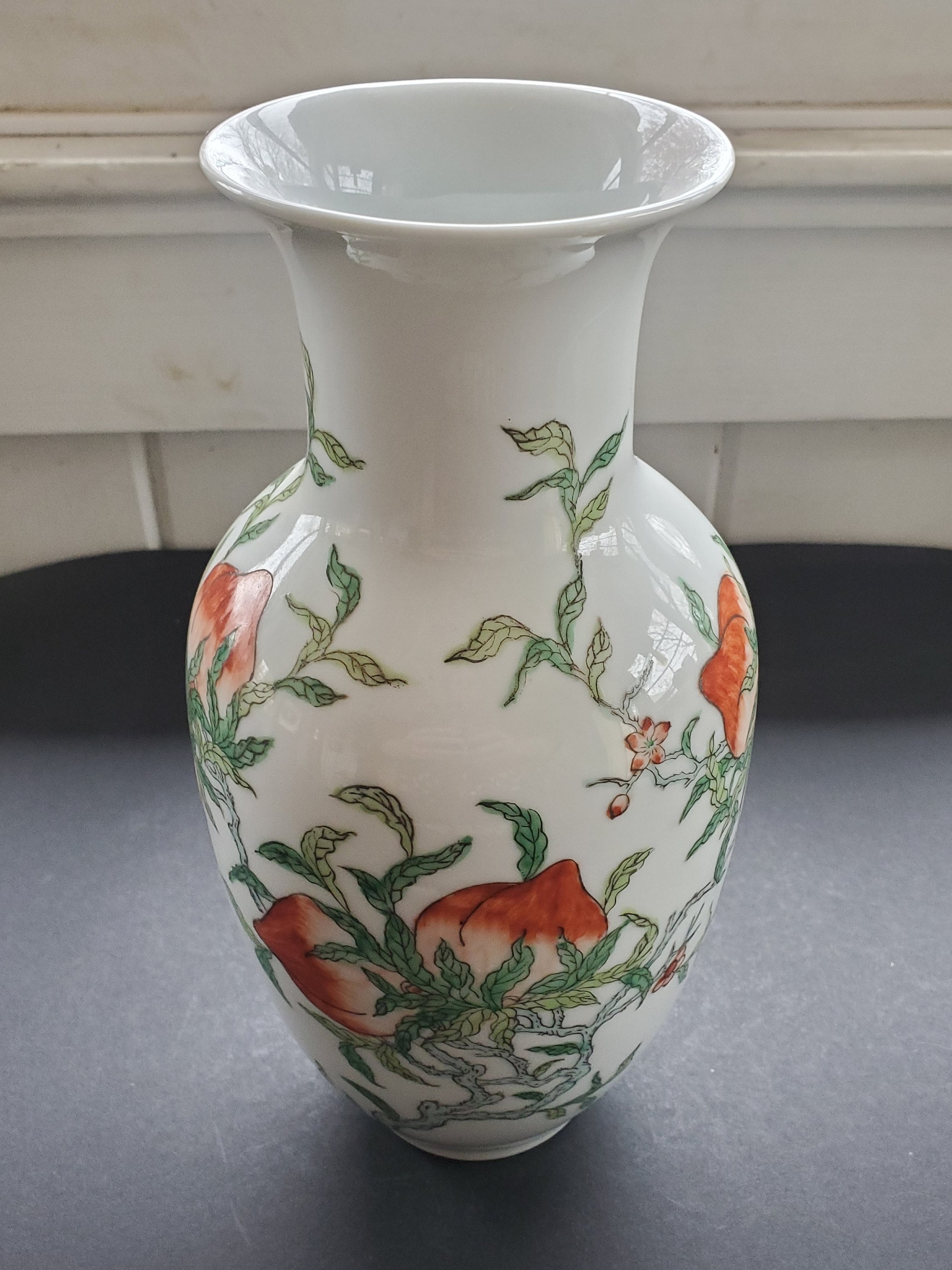 Vintage Overjoy Porcelain Vase Hand Painted in Hong Kong - Etsy