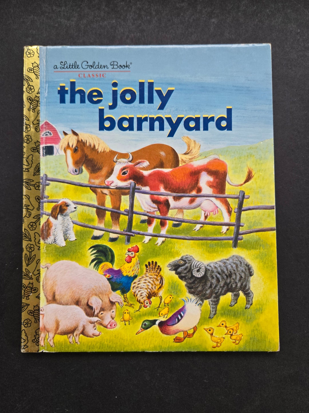 The Jolly Barnyard - 1978 Little Golden Book - Etsy