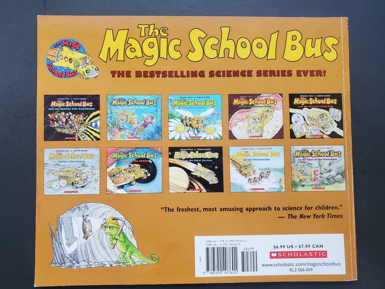 The Magic School Bus Inside the Earth 1987 Softcover Edition - Etsy