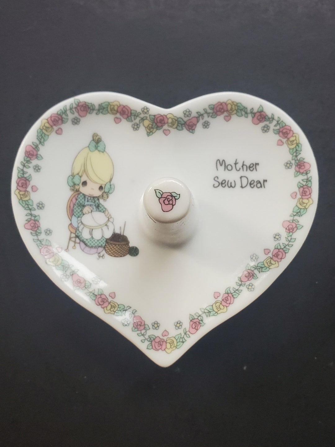 Vintage 1985 Enesco Precious Moments Porcelain Ring Holder - Etsy