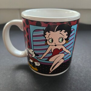 Betty Boop Coffee Mugs by Sakura - 1995 - Etsy