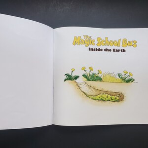 The Magic School Bus Inside the Earth - 1987 Softcover Edition - Etsy
