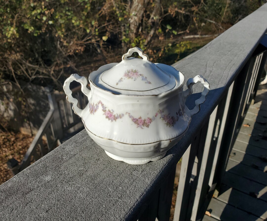Antique ZS & Co. (scherzer) Covered Porcelain Serving Dish - Crafted in ...
