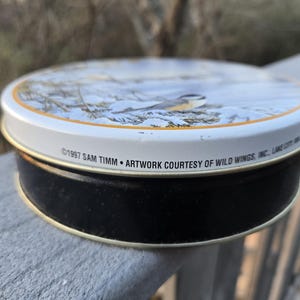 1987 Sam Timm Tin With Winter Scene - Etsy