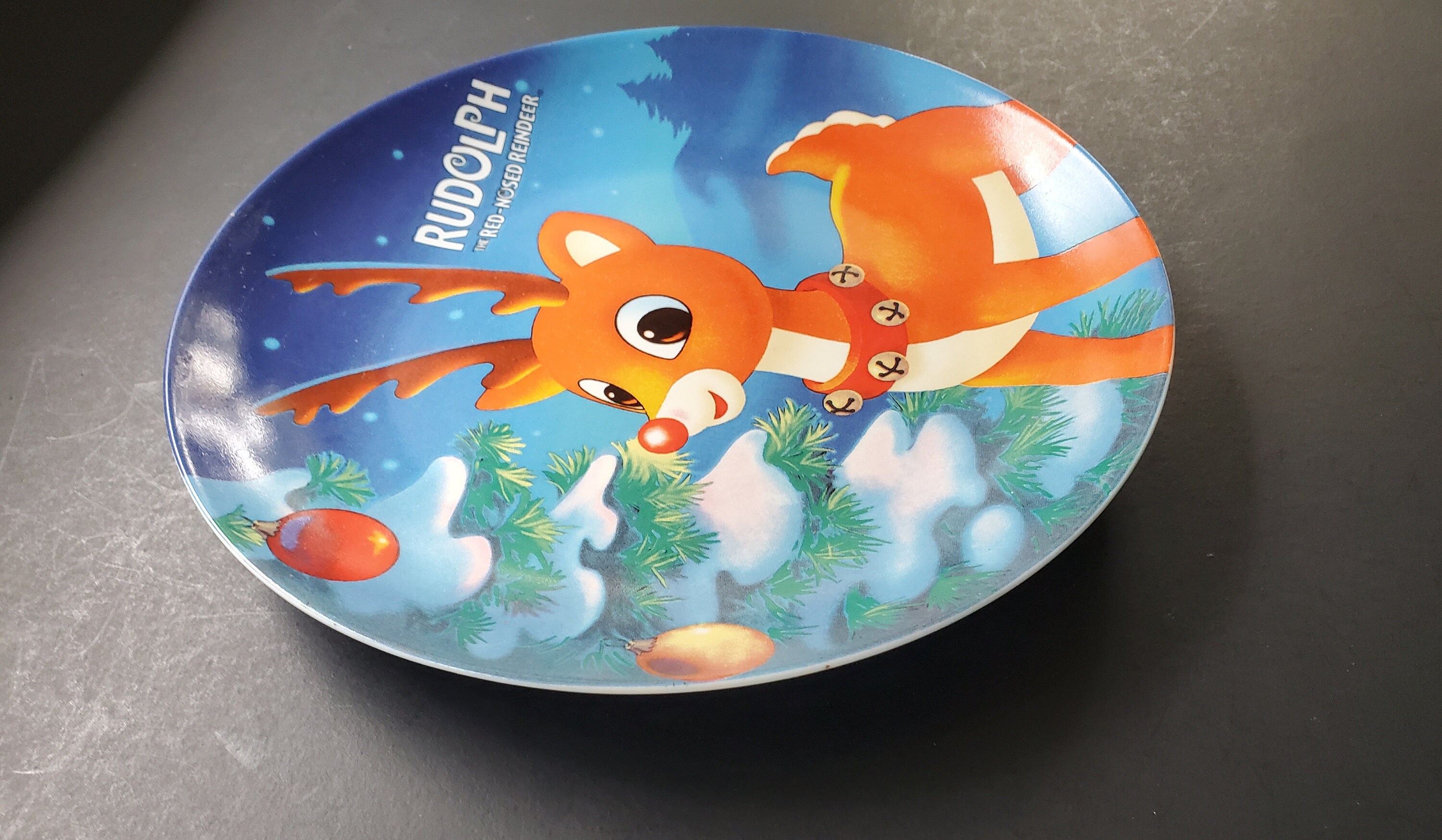 Vintage Rudolph the Red Nosed Reindeer Collectible Plate - Etsy