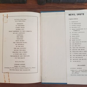 Beyond the Black Stump by Nevil Shute - 1970 Edition - Etsy