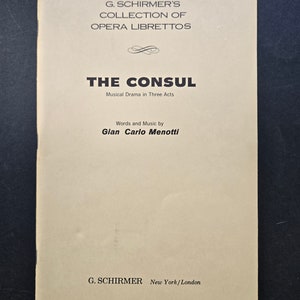 G. Schirmer's Collection of Opera Librettos - 1960s - Etsy