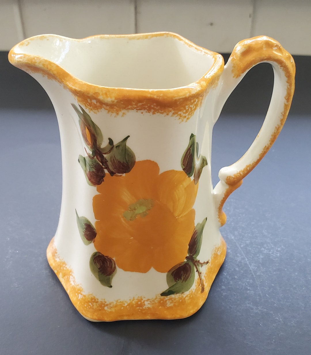 Cash Family Pottery Small Hand Painted Pitcher - Etsy