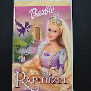 Barbie Rapunzel VHS Tape 2002 - Etsy