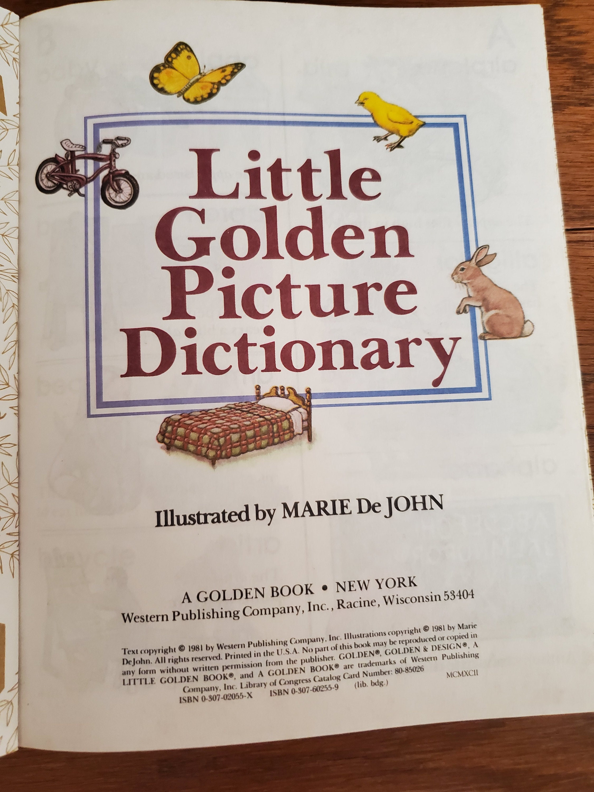 Little Golden Picture Dictionary A Little Golden Book 1981 Edition - Etsy