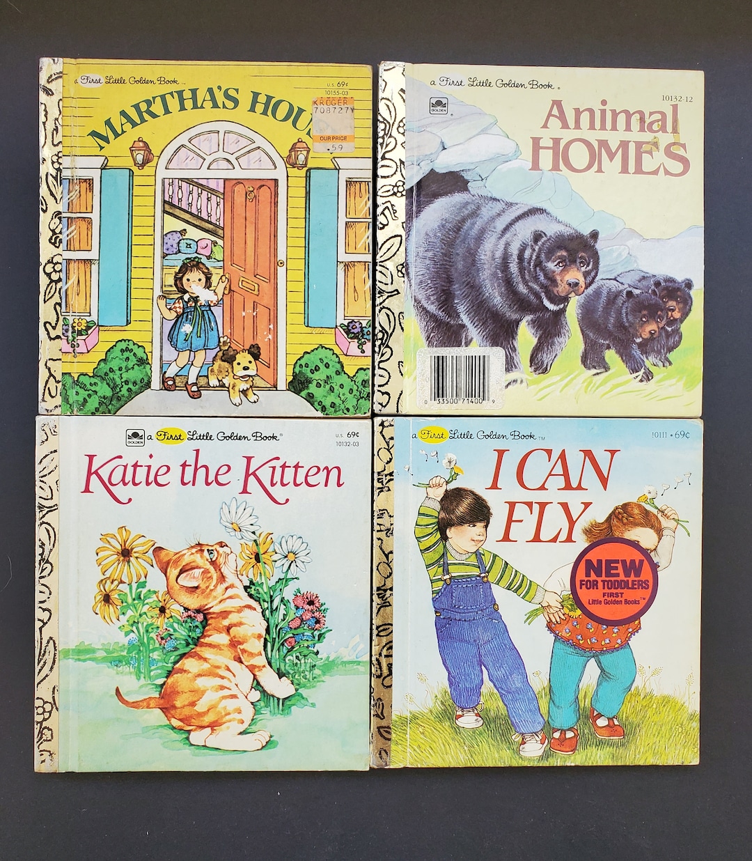 Vintage First Little Golden Books - 1980s - Etsy
