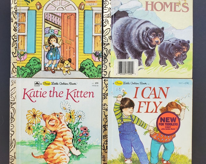 Vintage First Little Golden Books - 1980s - Etsy