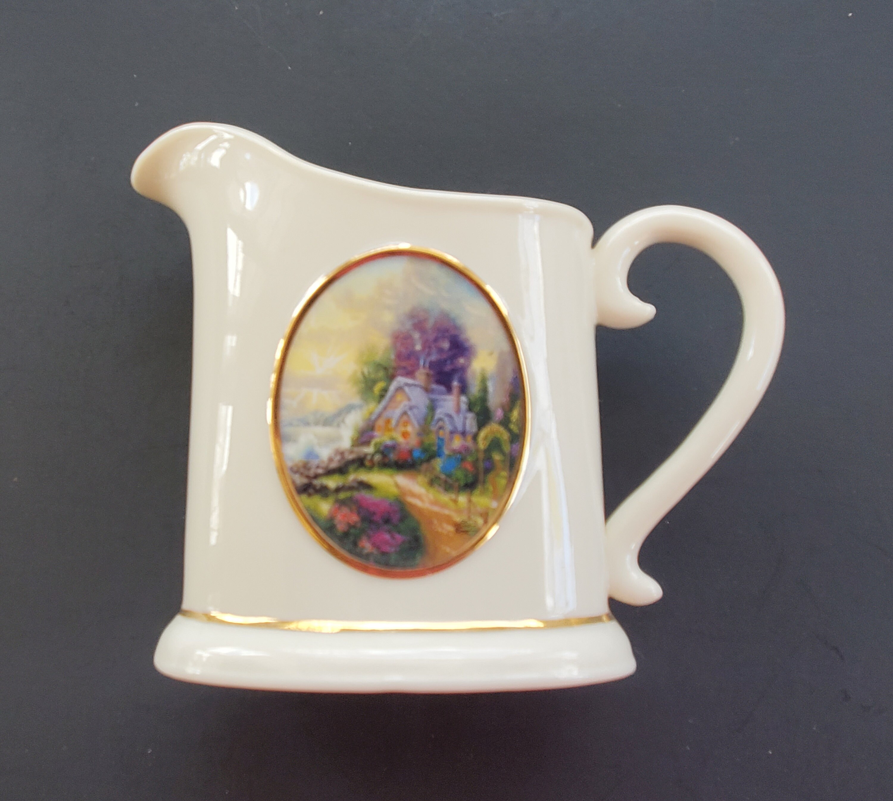 Avon China Thomas Kinkade Creamer New Day Dawning 1990s - Etsy