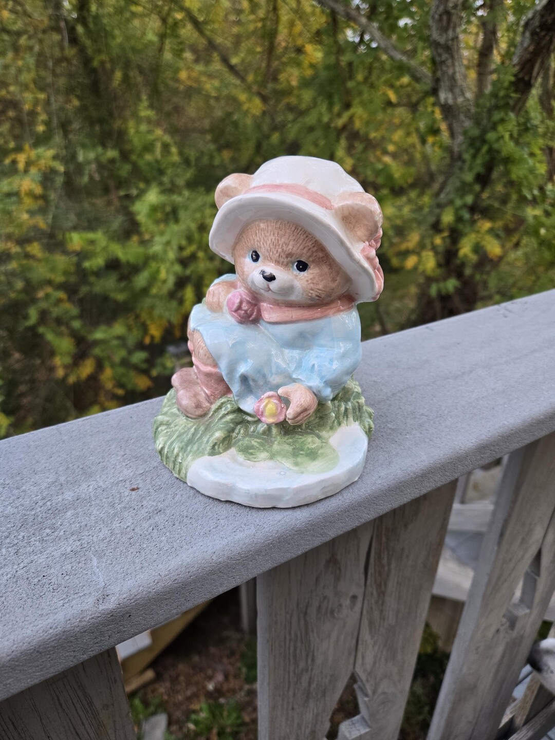 Vintage Ceramic Bear Coin Bank - Etsy