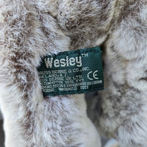 Vintage Wesley Bear by Russ Berrie & Co. - Etsy