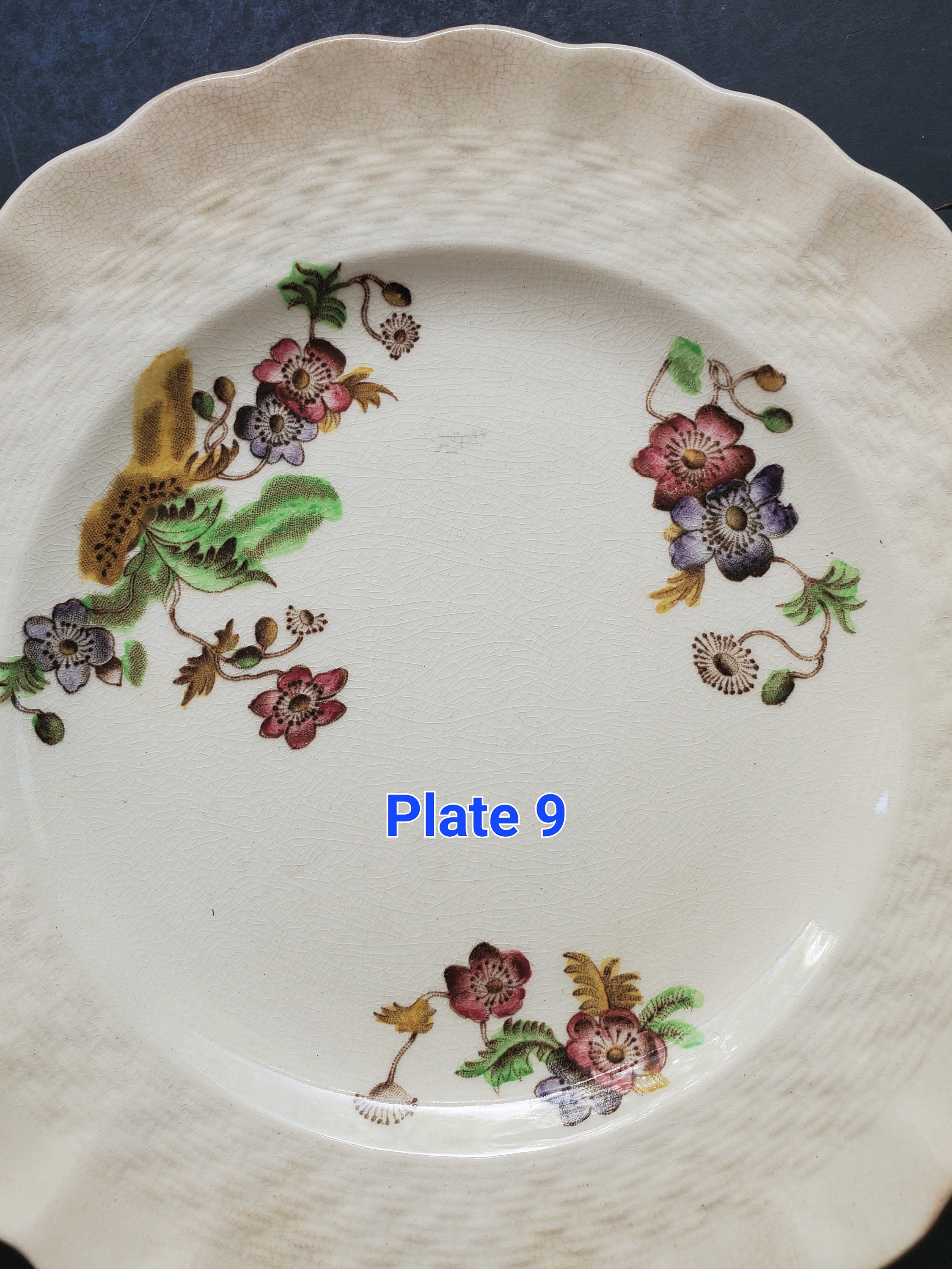 Copeland Spode England Wicker Lane Dessert Plates Circa - Etsy