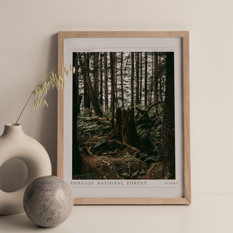 Map of Southeast Alaska - Etsy