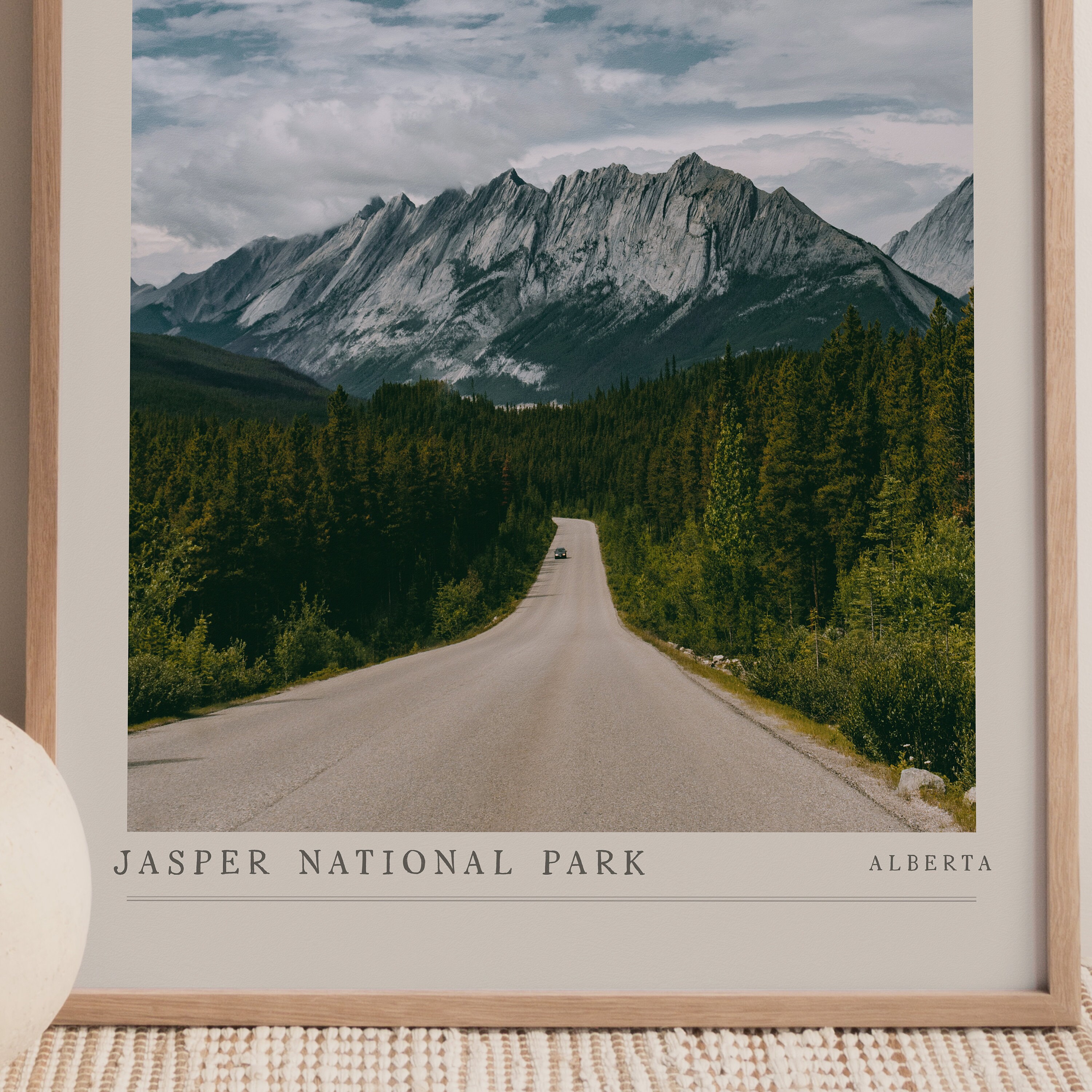 Jasper, Alberta Poster | DIGITALER DOWNLOAD PRINT | Kanada Reise ...