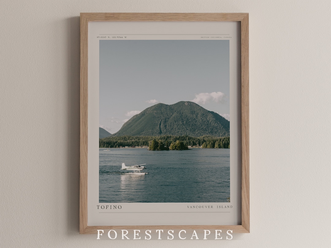 Tofino Seaplane Poster | DIGITAL DOWNLOAD PRINT | Canada Travel Gift ...