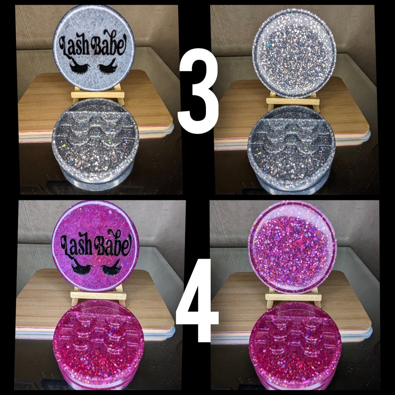 Faux Eyelash Storage | Lash Container | Make-up Jar | Handmade Resin ...