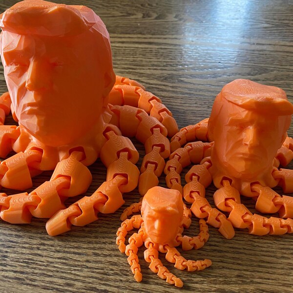 3d Printed Octopus Statue - Etsy