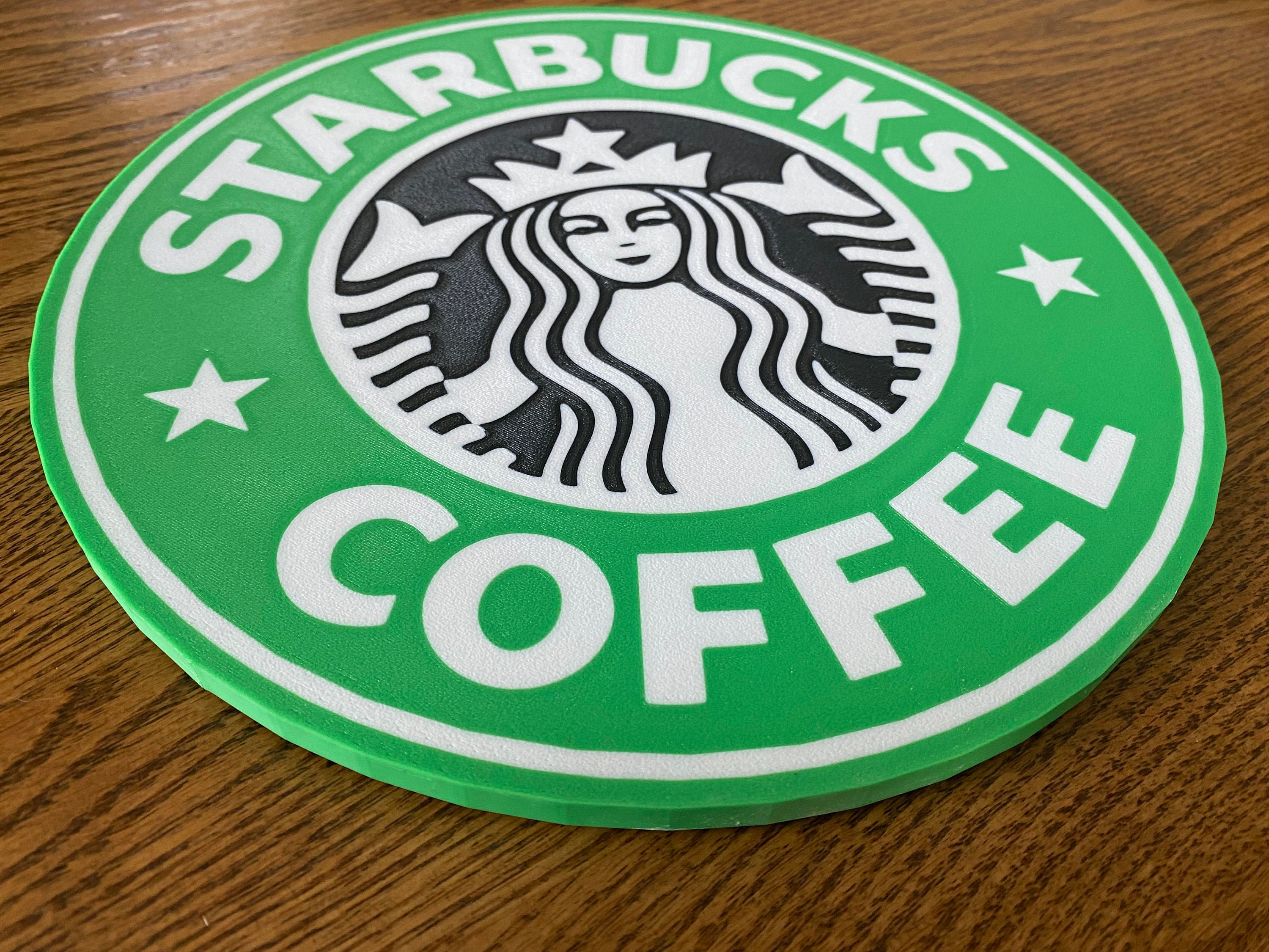 Starbucks Logo Wall Art Kitchen Decor Coffee Lover Gift Coffee Shop ...