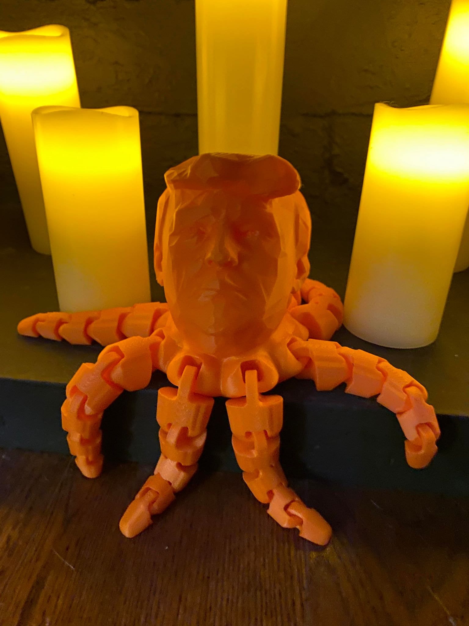 3D Printed Trump Octopus Statue: Unique Political Art - Etsy