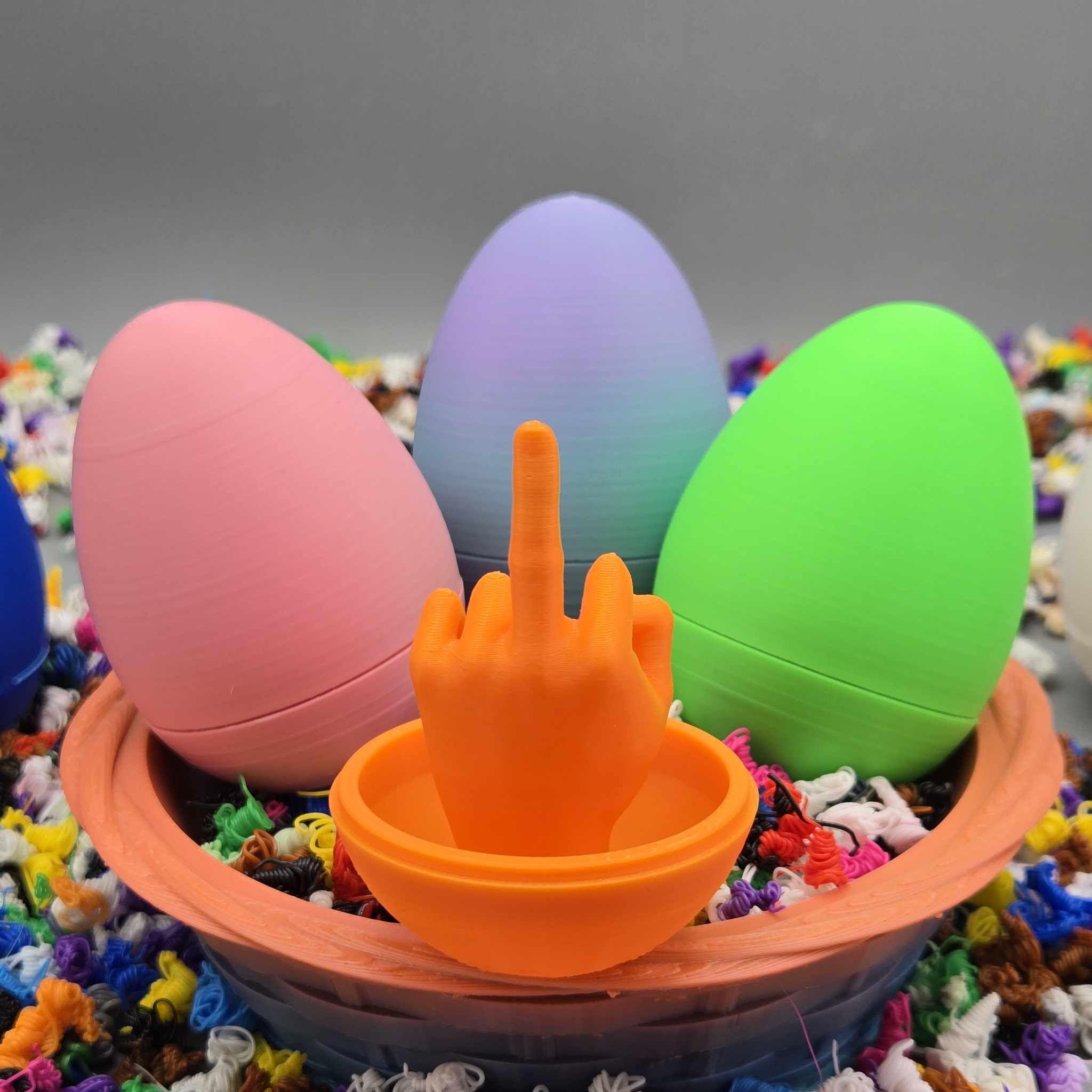 Middle Finger Easter Egg Prank: Funny Gag Gift, 3D Printed - Etsy
