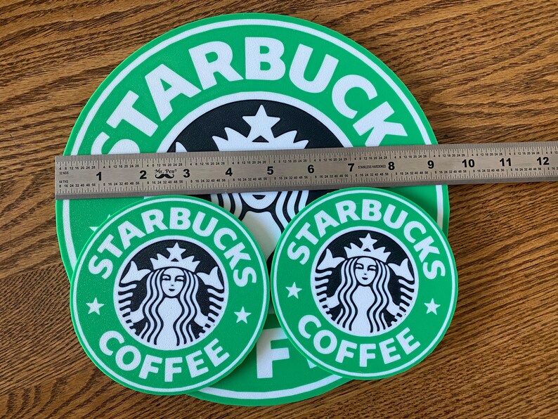 Starbucks Logo Wall Art Kitchen Decor Coffee Lover Gift Coffee Shop ...