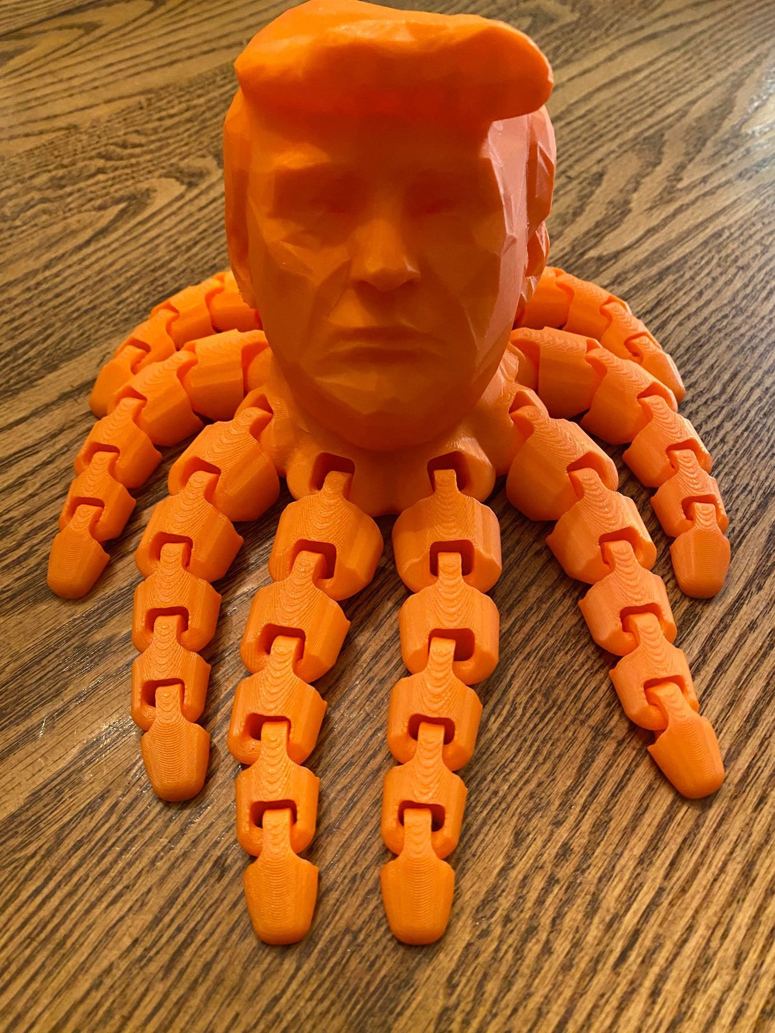 3D Printed Trump Octopus Statue: Unique Political Art - Etsy