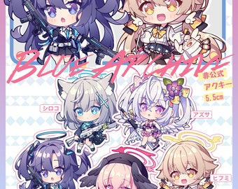 Blue Archive Double-sided Acrylic Keychain Charm Aris/arona/azusa ...