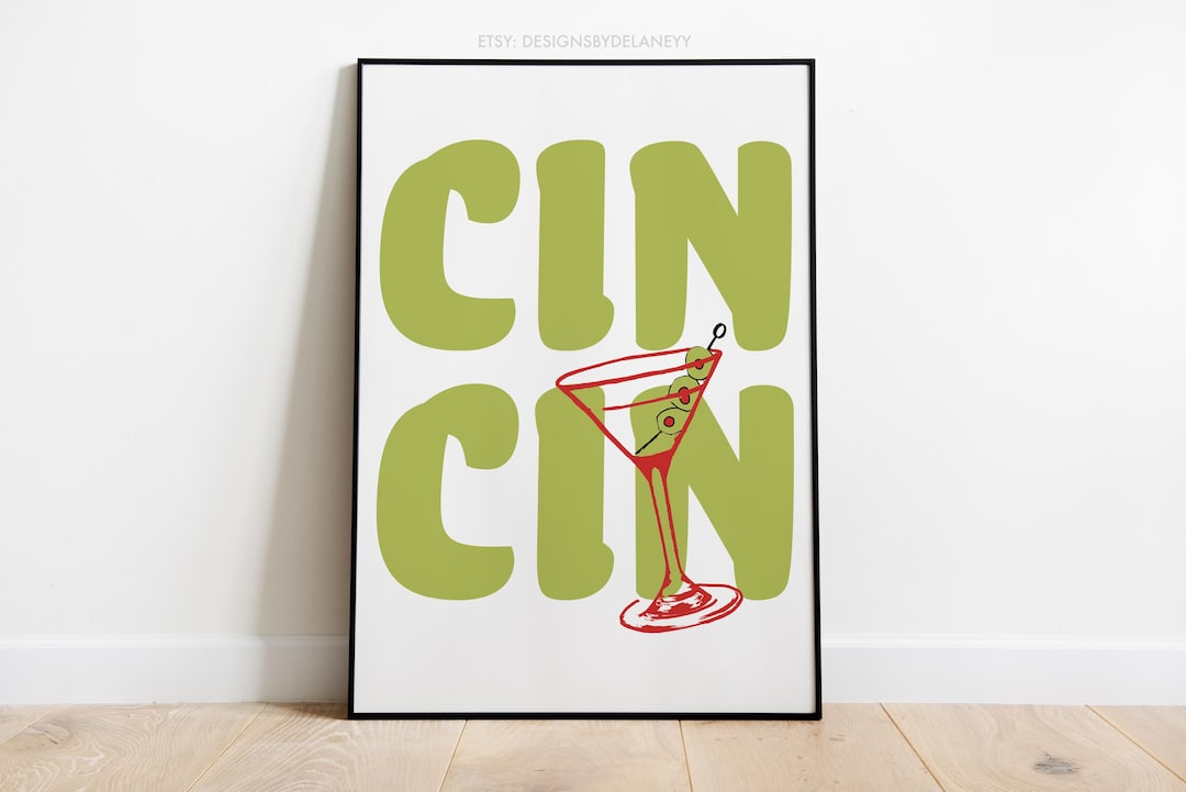 Wall Art | Cin Cin Print | Digital Download - Etsy