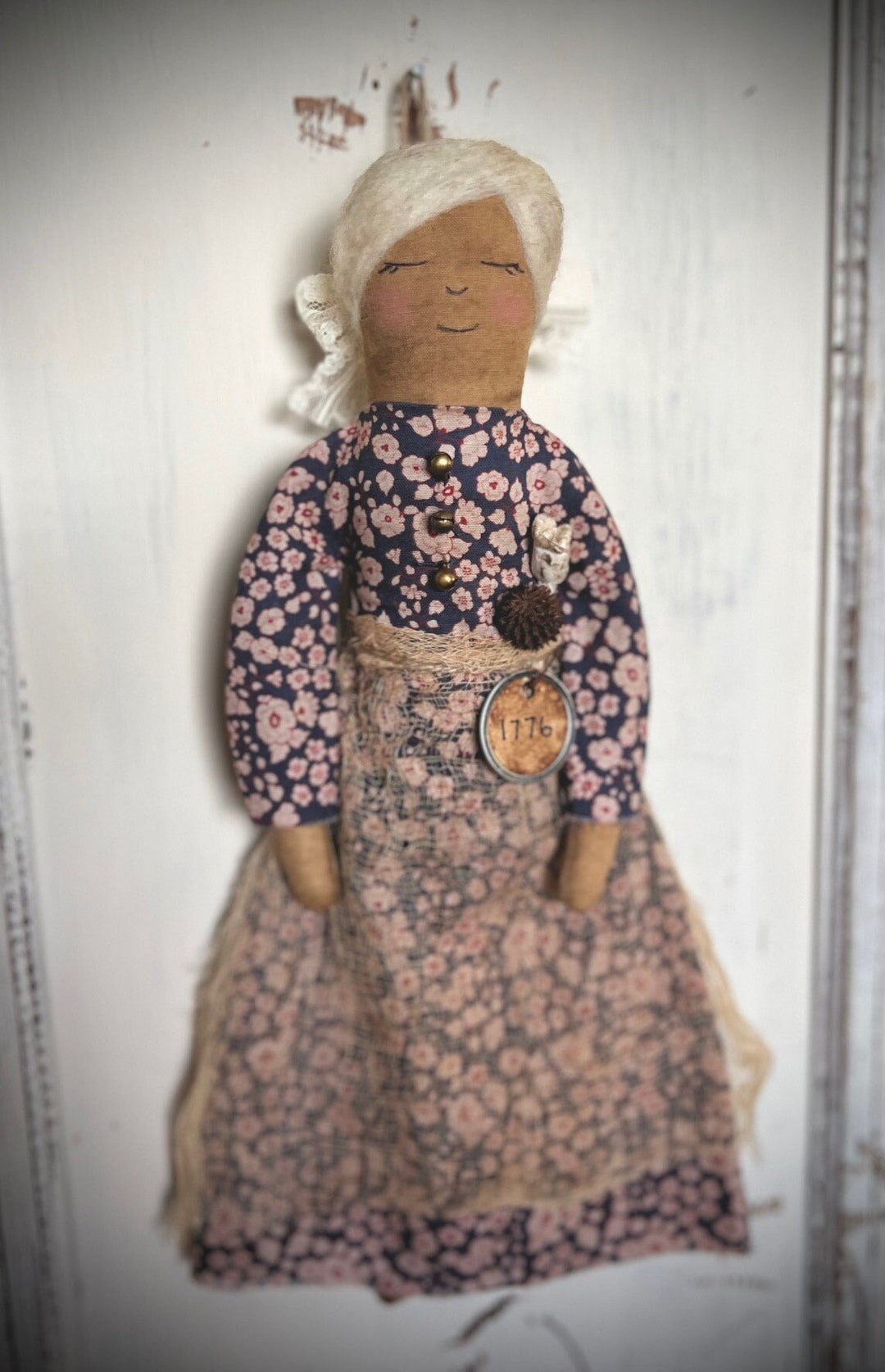 Primitive 1776 Prairie Doll D Handmade Primitive Americana Decor - Etsy