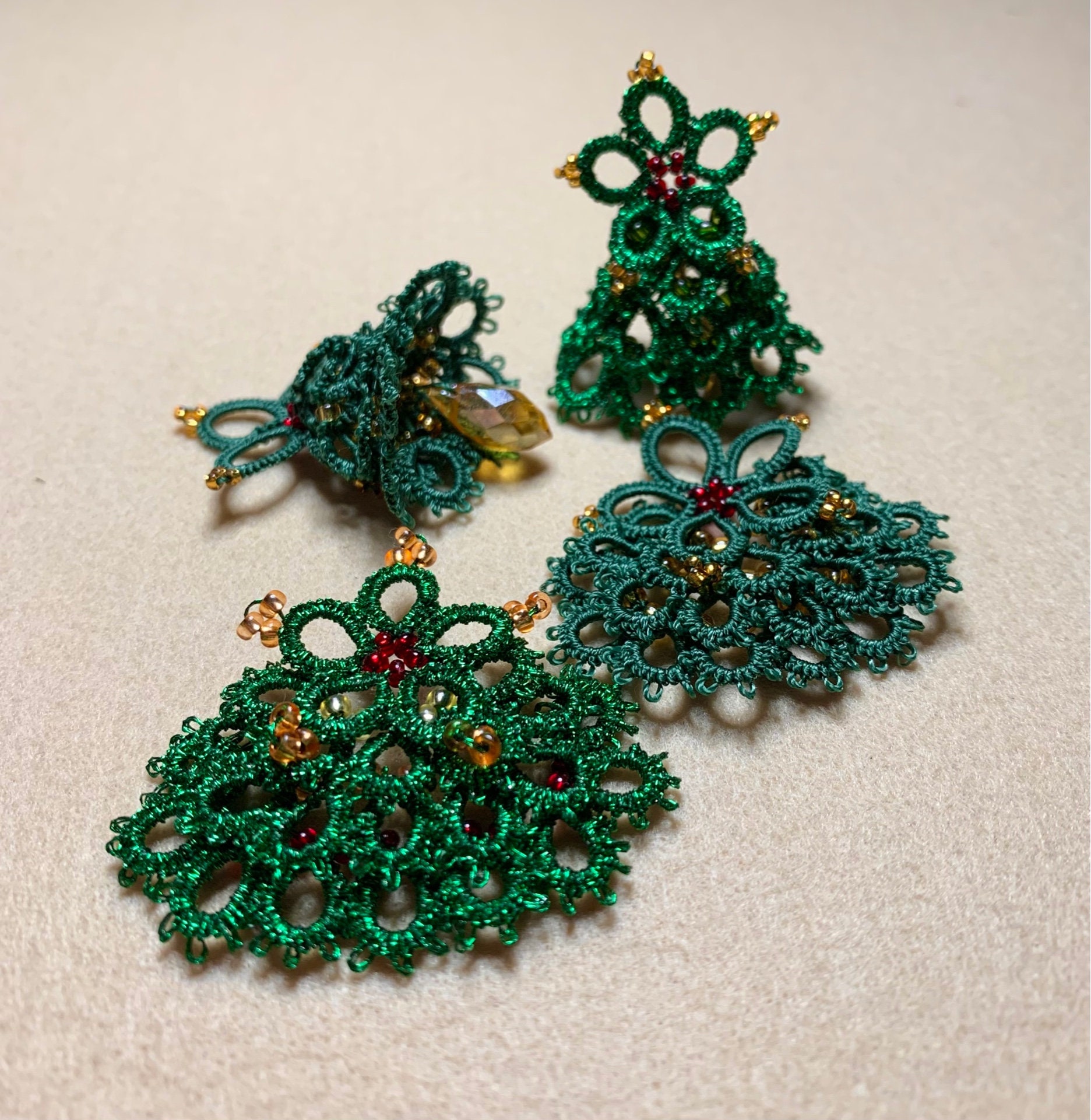Christmas Tree 2D/3D Tatting Pattern - Etsy