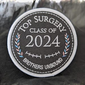 Trans Graduation Patches 2024 - Top Surgery and Orchiectomy - Etsy