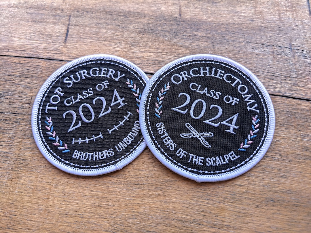 Trans Graduation Patches 2024 Top Surgery and Orchiectomy - Etsy