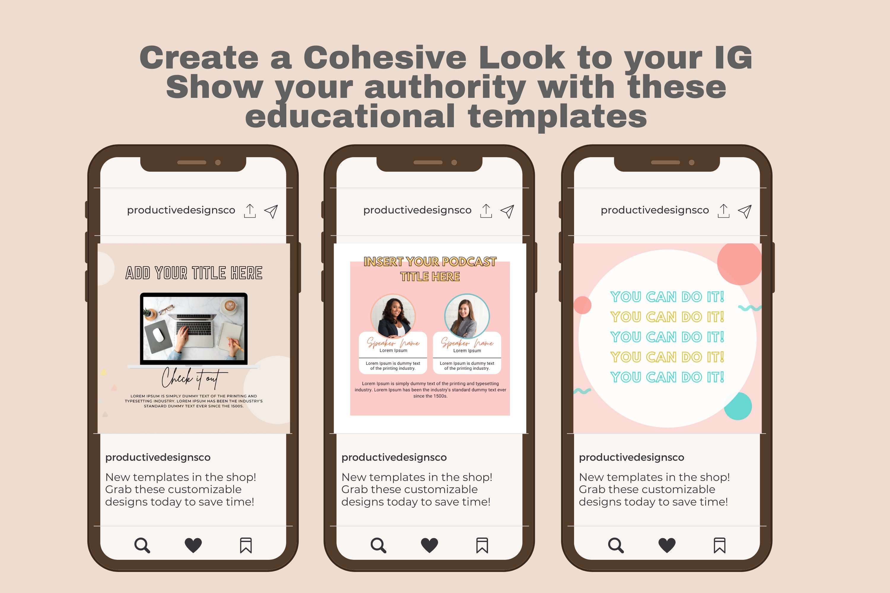 Education Canva Template, Canva Instagram Posts, Business Coach ...
