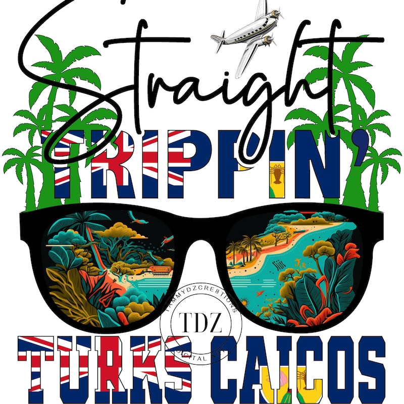 Turk and Caicos Vacation Svg - Etsy