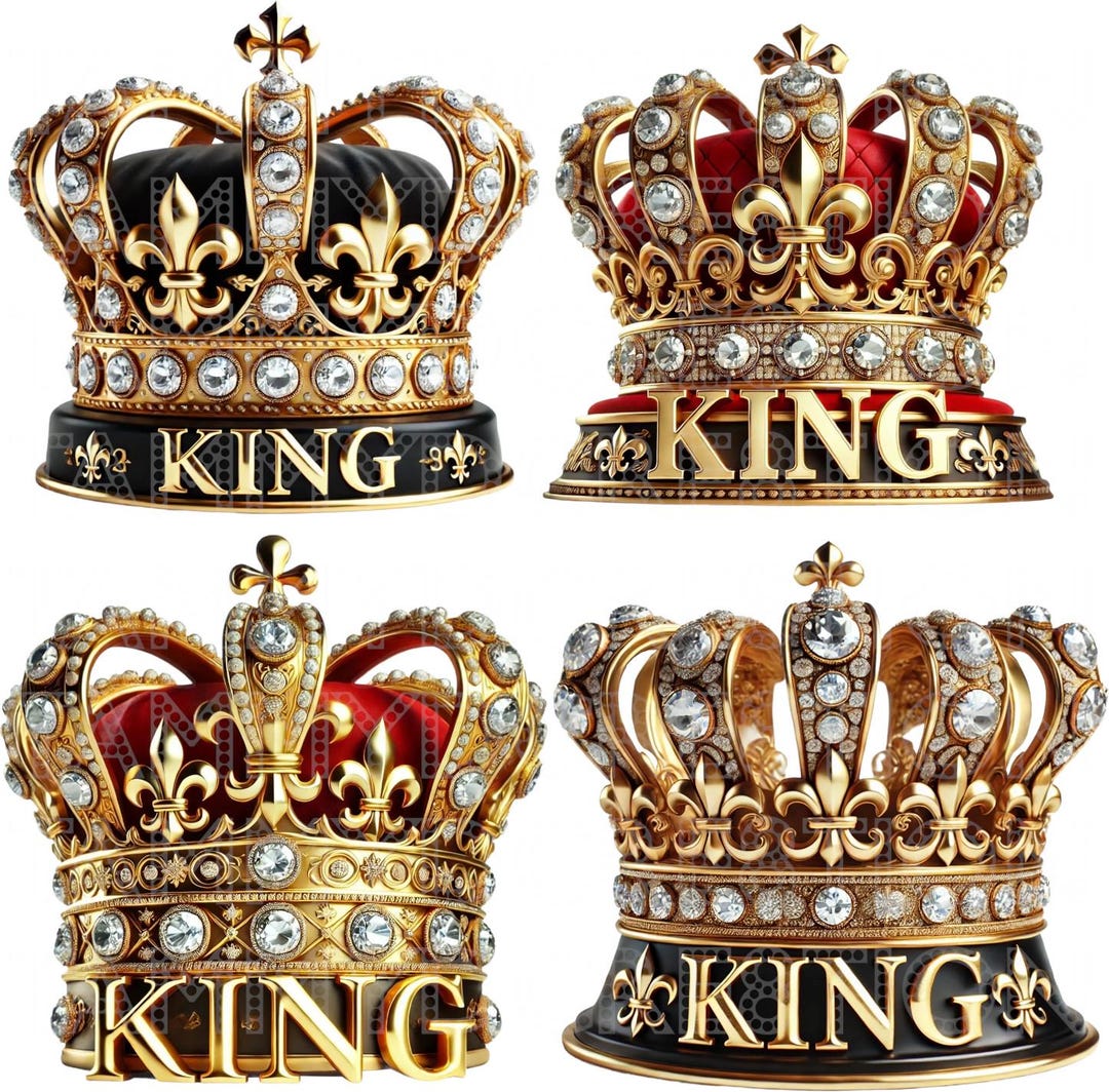 King Crowns, PNG - Etsy