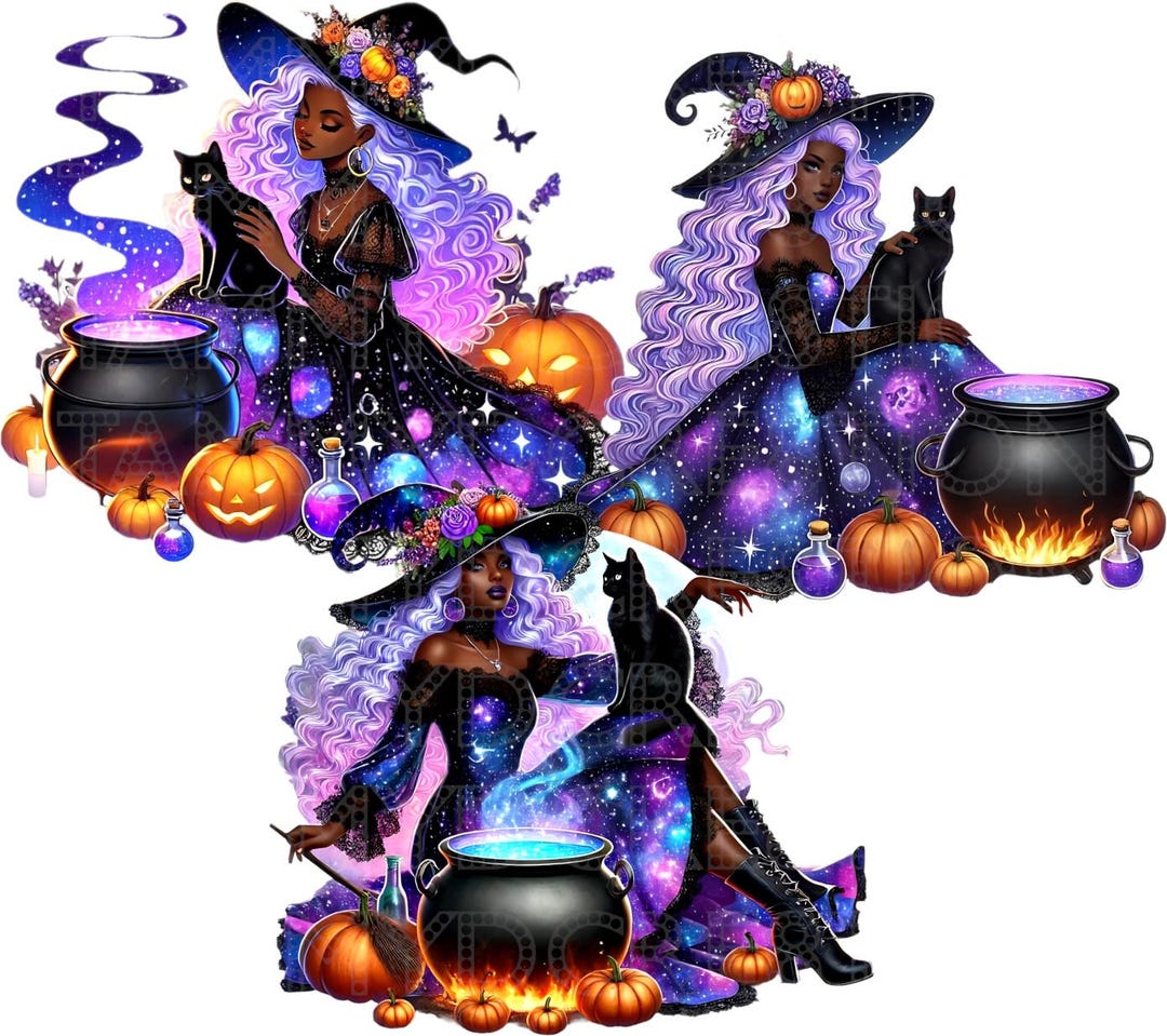 Lady Witches Bundle, PNG - Etsy
