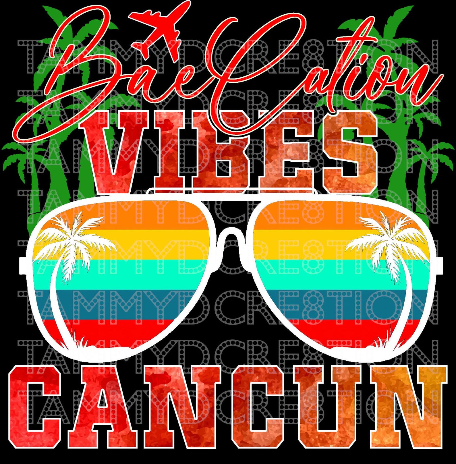 Baecation Cancun, PNG - Etsy