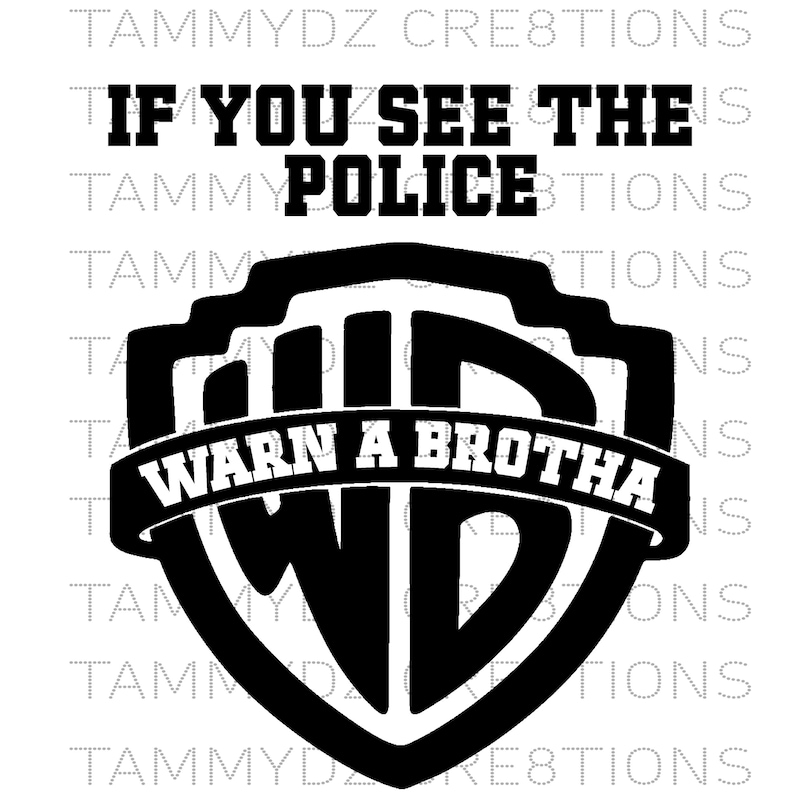 Warn a Brother Svg - Etsy