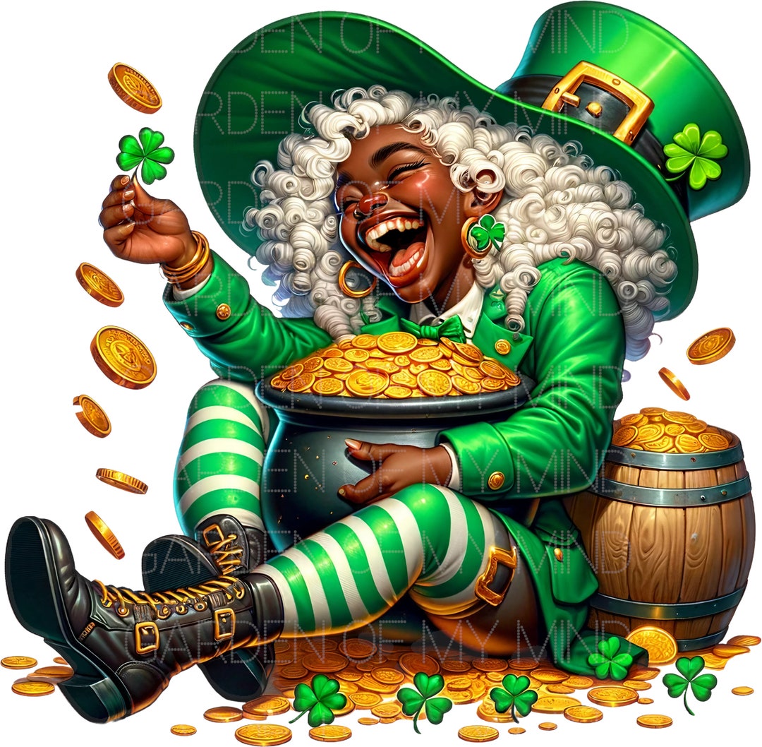 Two African American Female Leprechauns - Etsy