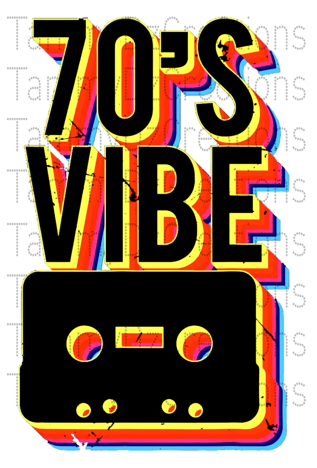 70's Vibe, Retro, PNG - Etsy