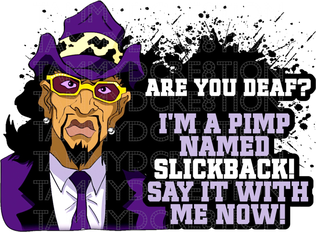 A Pimp Called Slickback - Etsy