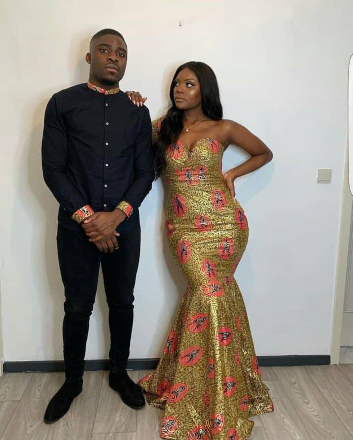 African Print Couples Matching Attire African Couples - Etsy