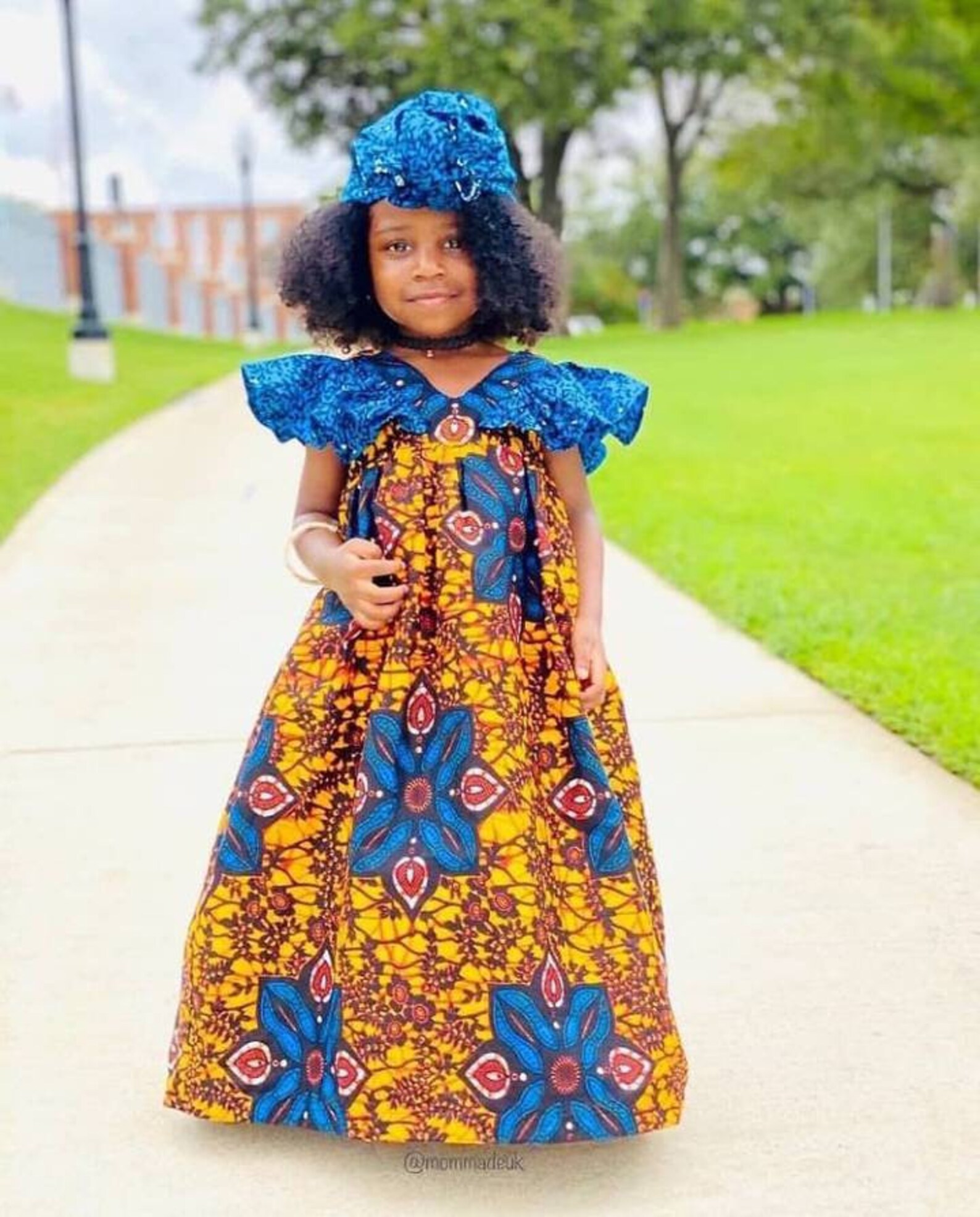 African Girls Dress African Print Dress for Girls African - Etsy