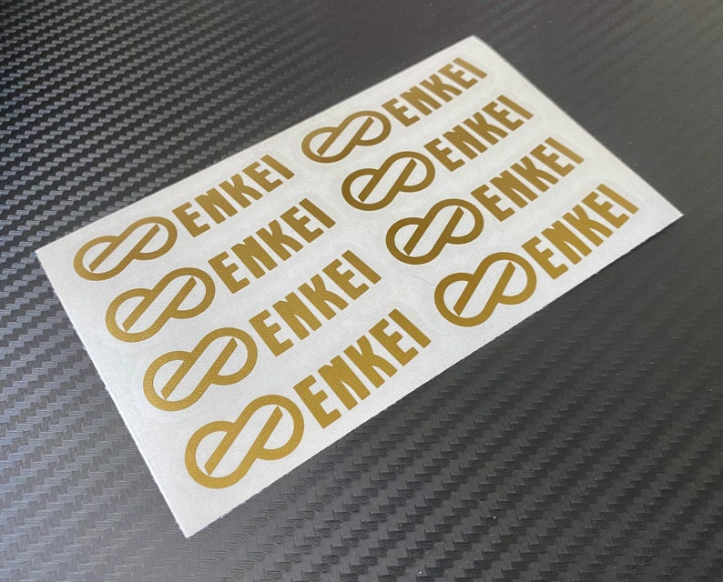 8 Enkei Logo Vinyl Decals Stickers for GTC01 PF01 RPF1 Wheels - Etsy