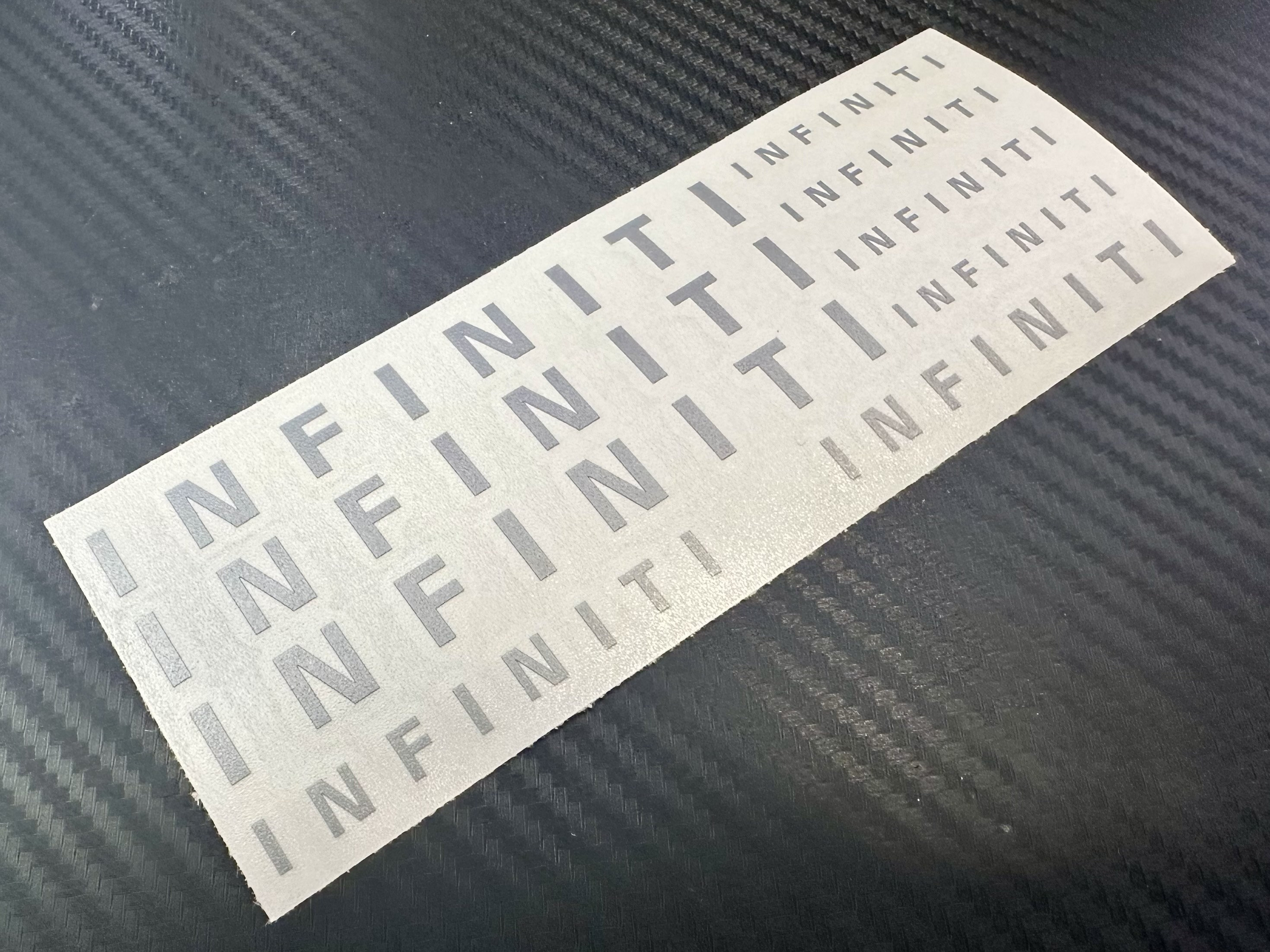 9 INFINITI Brake Caliper Logo Vinyl Decals Stickers Heat Resistant Many ...