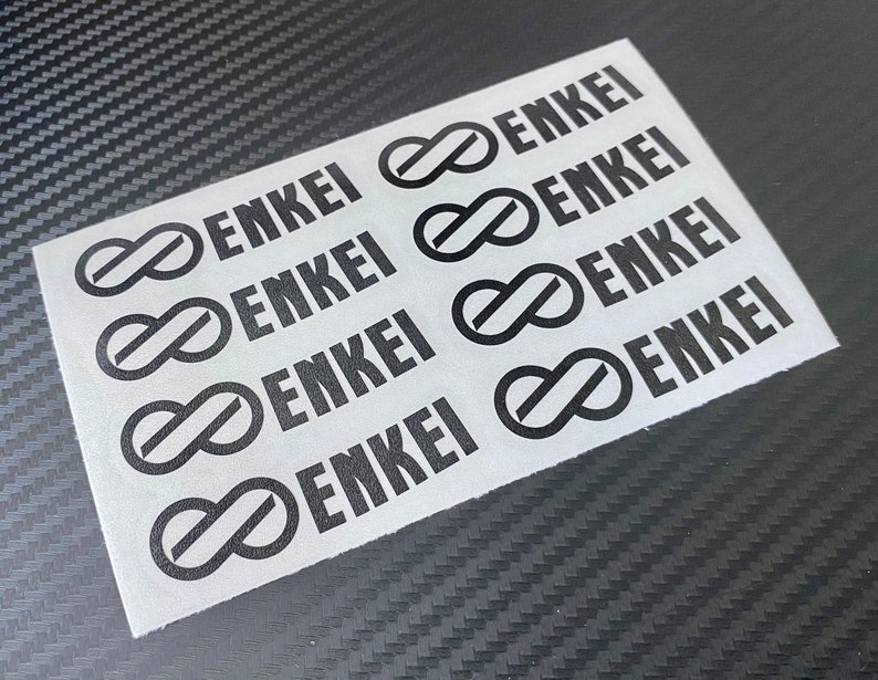 8 Enkei Logo Vinyl Decals Stickers for GTC01 PF01 RPF1 Wheels - Etsy